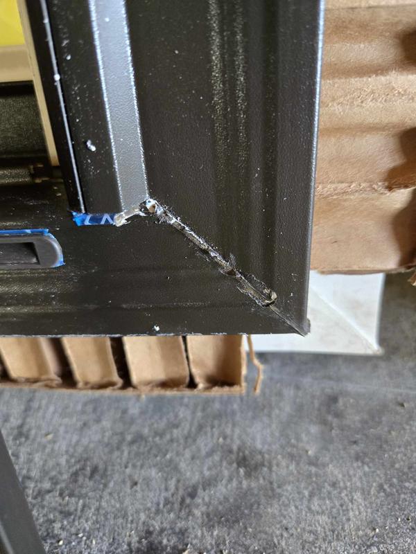 Pella Impervia Series Black Right-Handed Fiberglass Casement Window ...