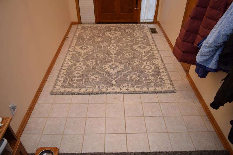 allen + roth Callaway 8 x 10 (ft) Tufted Wool Mocha Rectangular Indoor ...