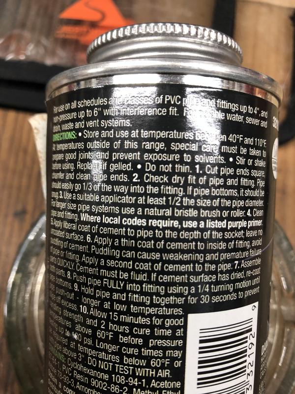 Oatey Fusion One-Step 10-fl oz Clear PVC Cement and Primer 32192L at ...