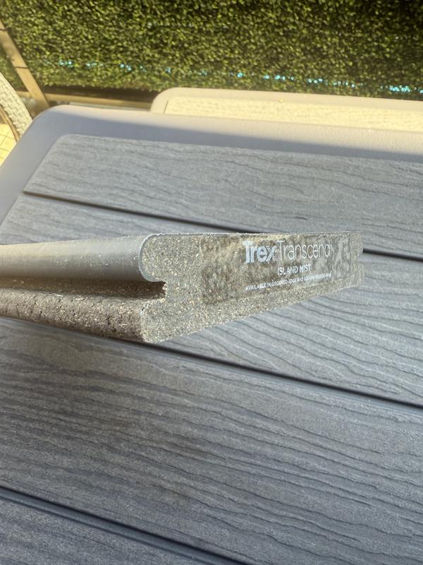 Trex Transcend Lineage 12-in Jasper Composite Deck Board (Sample) in ...