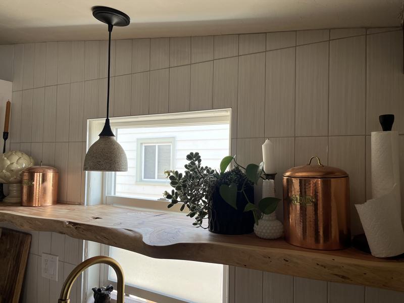 American Villa Cashmere Linen 4-in x 12-in Glazed Ceramic Floor and ...