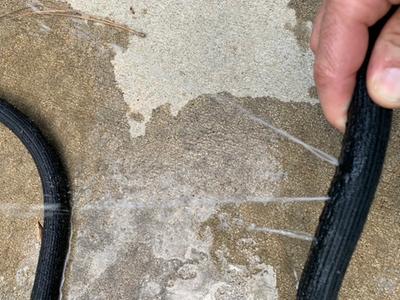 Flex-Able Hose Asotv 1-in x 40-ft Heavy Kink Free Rubber Black Leader ...