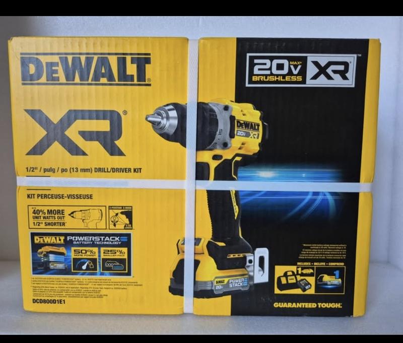DEWALT XR 20-volt Max 1/2-in Keyless Brushless Cordless Drill (2 ...