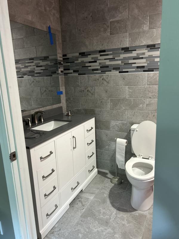 Altair Monna 60-in Gray Pine Undermount Double Sink Bathroom Vanity ...