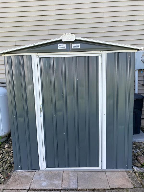 Arrow 6-ft X 5-ft Spacemaker Galvanized Steel Storage Shed, 46% OFF