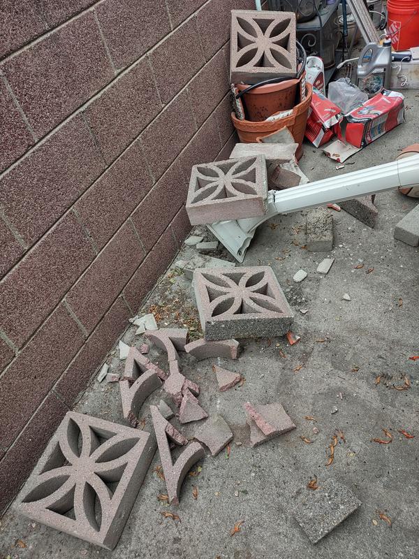 ORCO 4-in W x 12-in H x 12-in L Cored Concrete Block 595964200L at ...