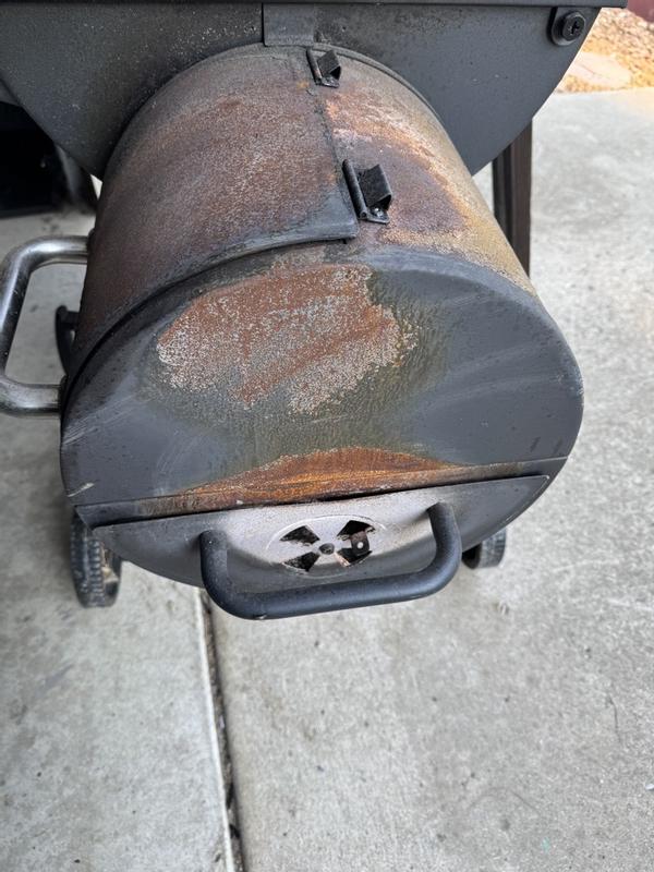 Master Forge 1010-Sq in Black Powder Coated Horizontal Charcoal Smoker CBC23032L at Lowes.com