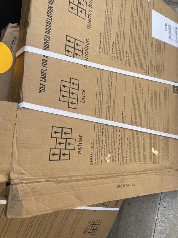 Shaw Mastermind 24-in x 24-in Masterful Gray Commercial Adhesive Indoor ...