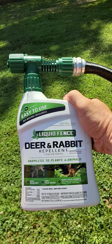 Liquid Fence Deer and Rabbit 32-oz Hose End Sprayer Concentrate ...