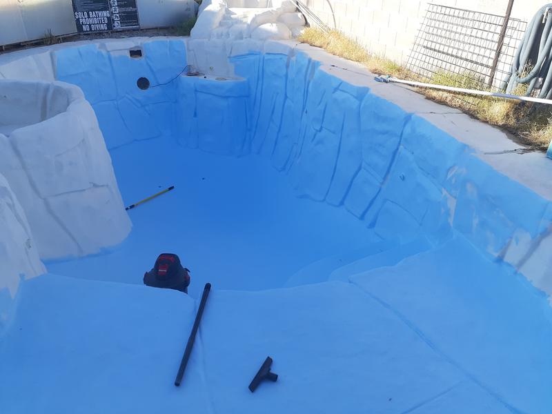 Dyco Paints White Pool Paint Semi-gloss White Acrylic Waterproof Pool ...