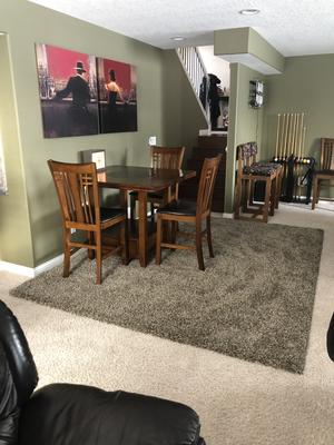 allen + roth Sansa May 8 x 10 (ft) Synthetic Greige Rectangular Indoor ...