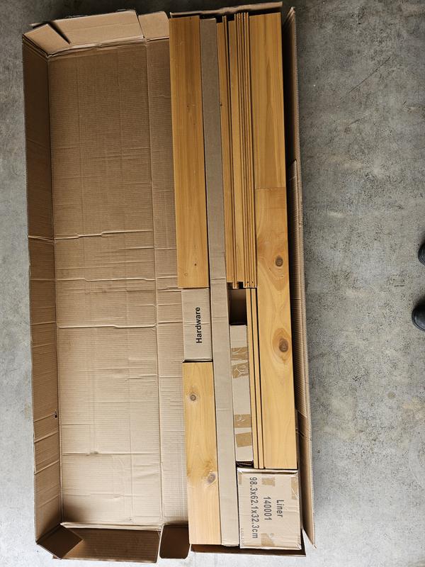 Enclo Privacy Screens Concord 41-in W x 73-in H Wood Planter Box Cedar ...