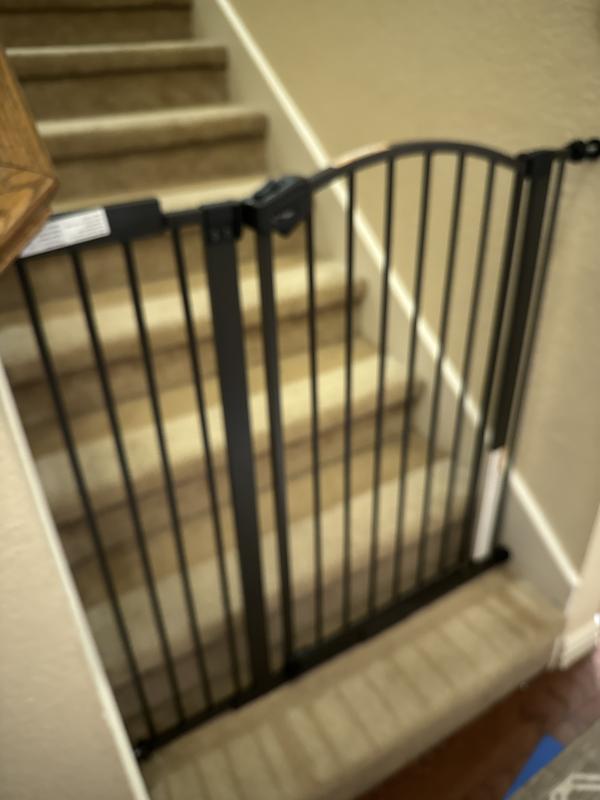 Regalo Gate Extension 6-in x 36-in Pressure/Hardware Mounted Bronze ...