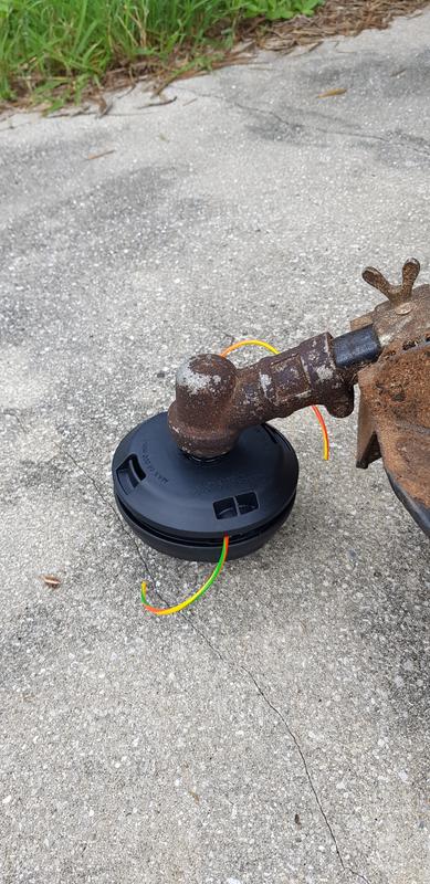 SPEED Universal Fit String Trimmer Head with Wind-in-the-Head Design ...