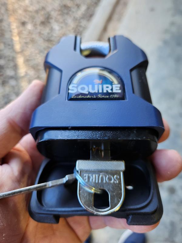 Squire Locks Stronghold Keyed Padlock, 2-9/16-in Wide x 3/4-in Shackle ...