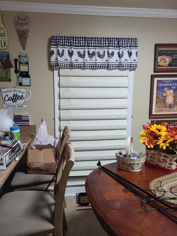 Achim Barnyard 14-in Taupe Polyester Rod Pocket Valance BRVL14TP12 at ...