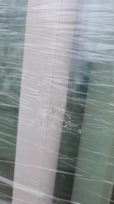 Pella 150 Series 72-in x 96-in x 4-9/16-in Jamb Fossil Vinyl Left-hand ...