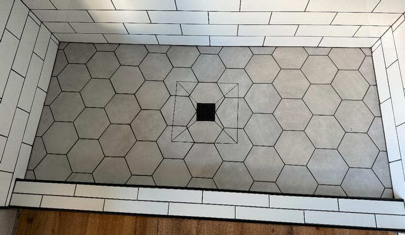 Schluter Systems Kerdi-Drain Brushed Vintage Gold Square Grate ...