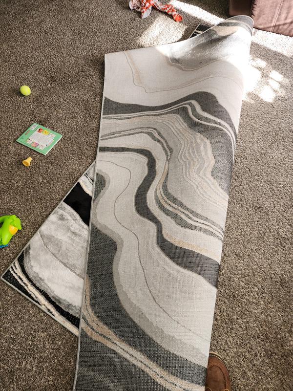 Origin 21 Endless Space 8 X 10 (ft) Onyx Indoor Geode Area Rug 670289 ...