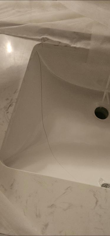 allen + roth Sandbanks 60-in Greige Undermount Double Sink Bathroom ...