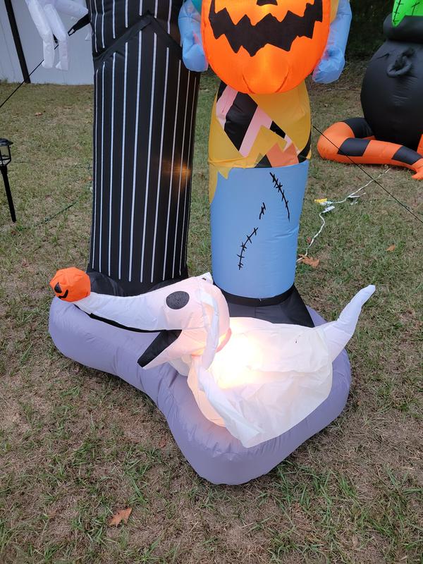 Gemmy 6-ft Lighted Disney The Nightmare Before Christmas Jack ...