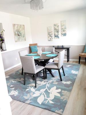 allen + roth Tufted Morningside 8 x 10 (ft) Tufted Wool Multicolor ...