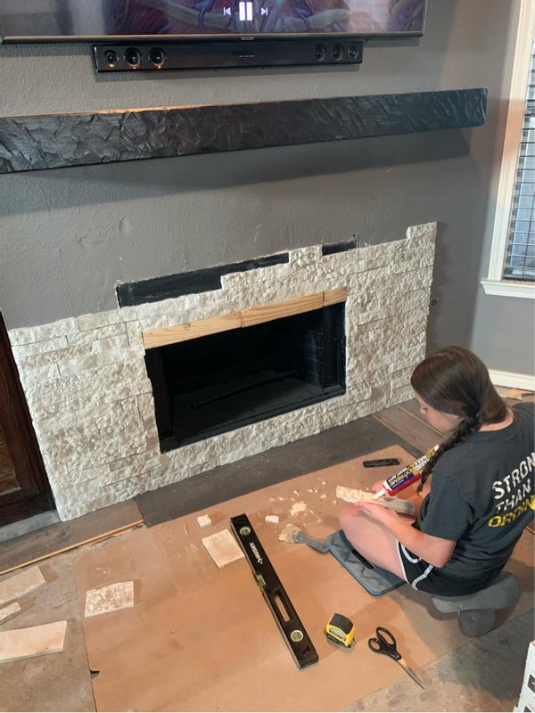 AirStone Spring Creek 8-sq ft Gray Faux Stone Veneer CLSCFIO at Lowes.com