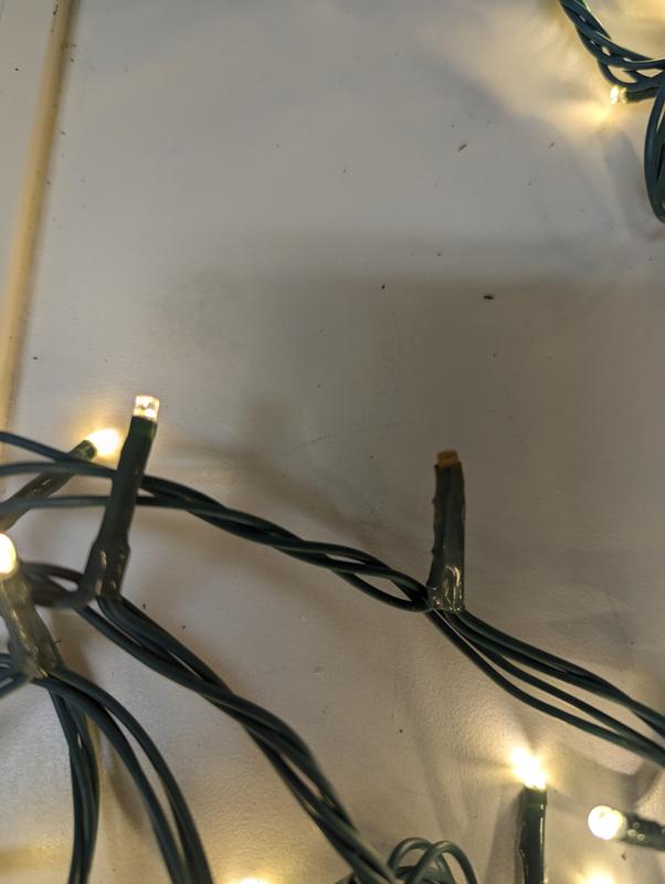 GE Random Sparkle 150-Count 43.4-ft Sparkling Clear LED Plug-In ...