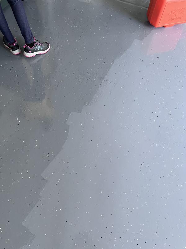 CRAFTSMAN Epoxy 100% Solids MVB 2-part Light Grey High-gloss Concrete ...