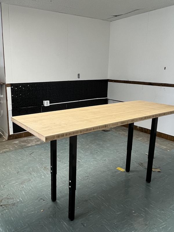 Sparrow Peak 4-ft x 25-in x 1.5-in Unfinished Bamboo Butcher Block ...