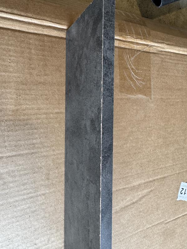 Stretta Matte 8-ft x 25.5-in x 1.1-in Urban Graphite Right-Hand Miter ...