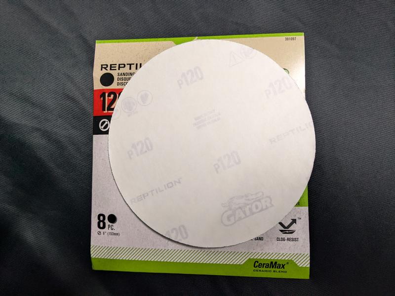Gator Reptilion PSA 6-Piece Ceramic Alumina 40-Grit Disc Sandpaper ...