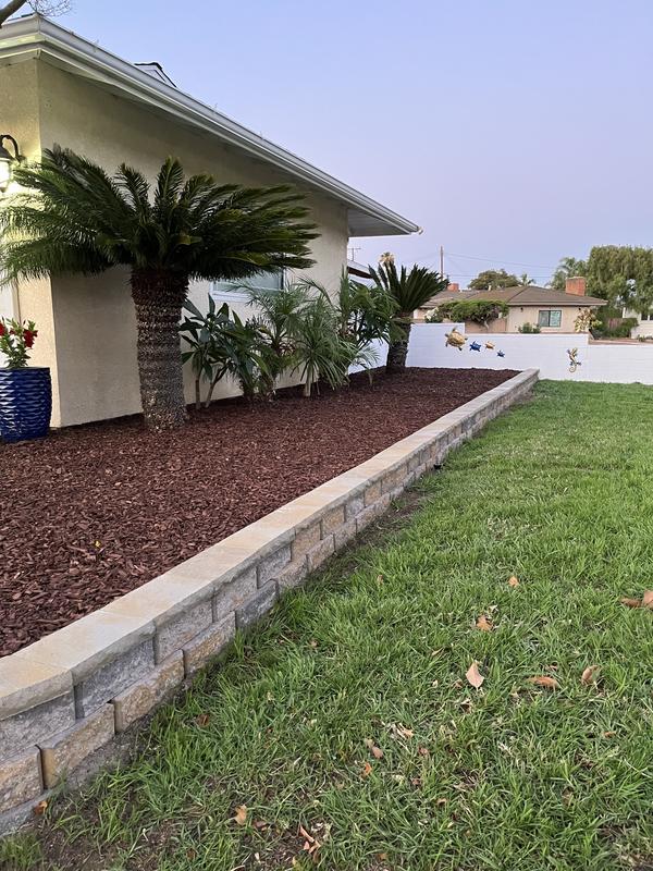2-in H x 12-in L x 8-in D Sand/Tan Concrete Retaining Wall Cap 30406 at ...