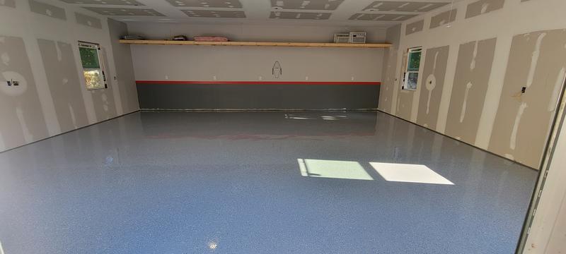 CRAFTSMAN Epoxy 100% Solids MVB 2-part Light Grey High-gloss Concrete ...