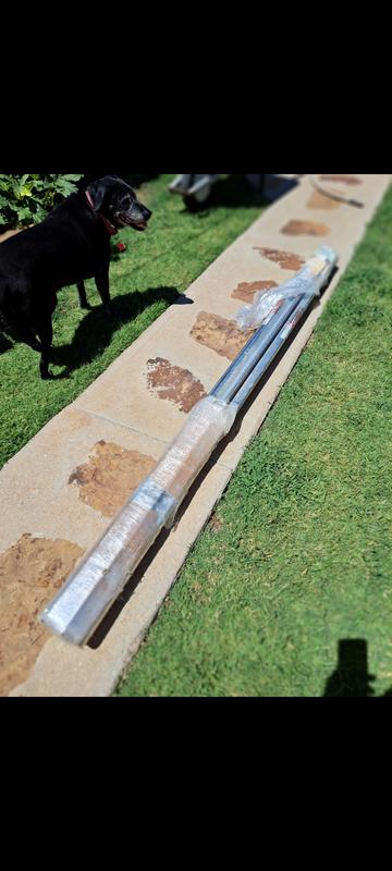 Proforce 7-1/2-ft H x 3-in W Galvanized Galvanized Steel Fence Post in ...