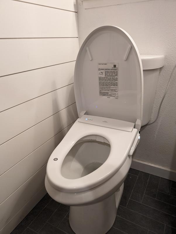 TOTO S7A Plastic Cotton White Elongated Heated Bidet Toilet Seat ...