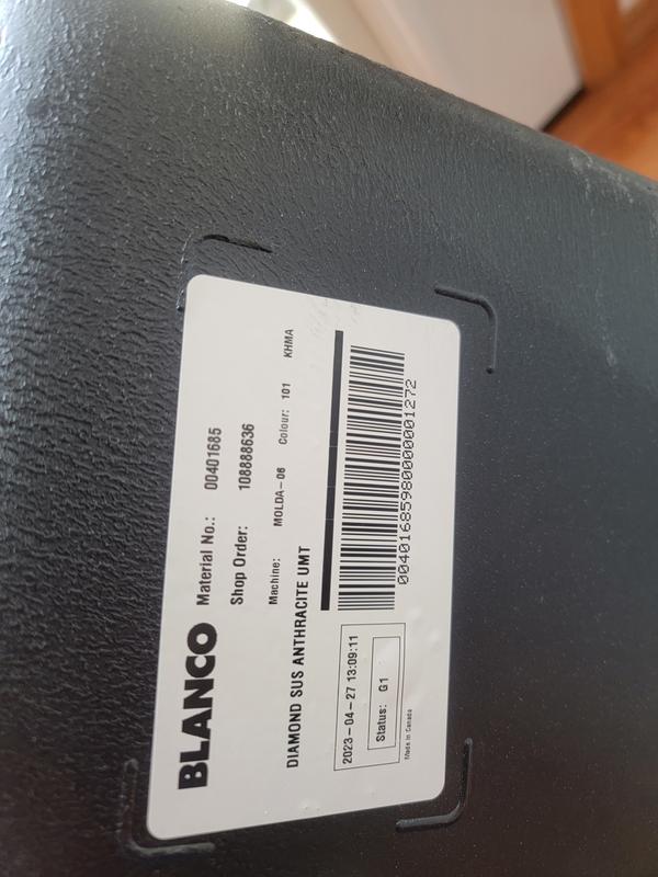 BLANCO Diamond Silgranit Undermount 33.5-in x 18.5-in Metallic Gray ...