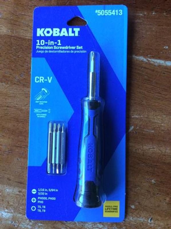 Kobalt 10-in-1 Precision Multi-bit Variety Pack Screwdriver 68543 at ...