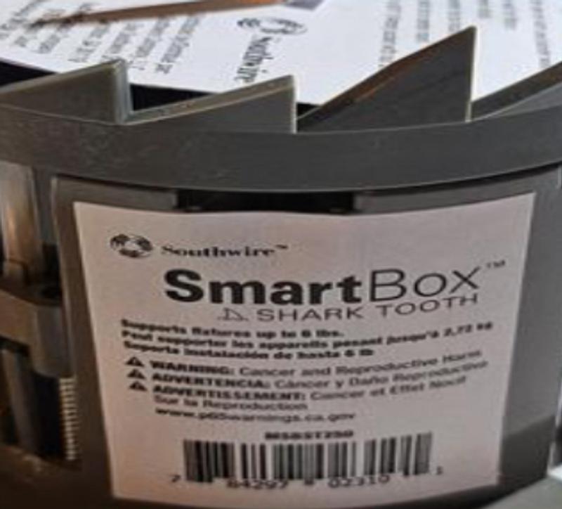 Southwire Smart box 1-Gang Polycarbonate New Work/Old Work Round ...