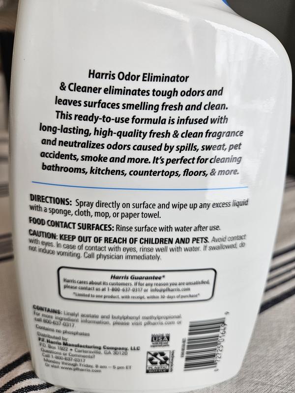 Harris Odor Eliminator and Cleaner 32 -fl oz Lemon Air Freshener in the ...