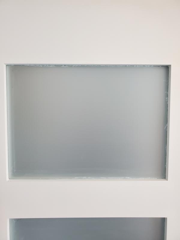 Door Harbor 30-in x 80-in Prehung Interior Wood Door 4-Lite Frosted ...