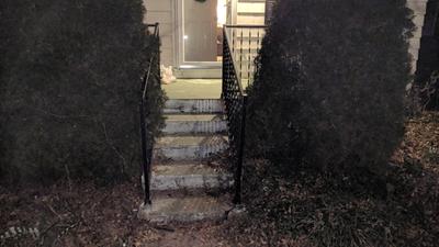 Gilpin Windsor/Patterson Steel Railing 3.125-in x 3.125-in Black ...