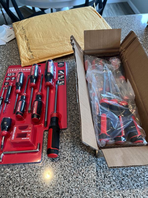 CRAFTSMAN 12-Piece Variety Pack Screwdriver Set CMHT65071N at Lowes.com