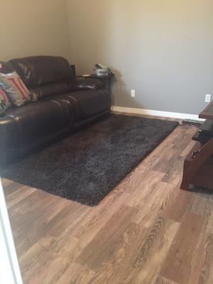 allen + roth Natural Timber Cinnamon 6-in x 24-in Glazed Porcelain Wood ...