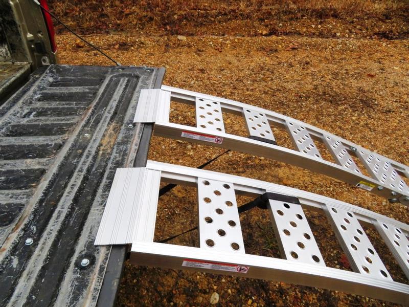 Kobalt 0.93-ft x 7.53-ft 1500-lb Capacity Arched Folding Loading Ramp ...