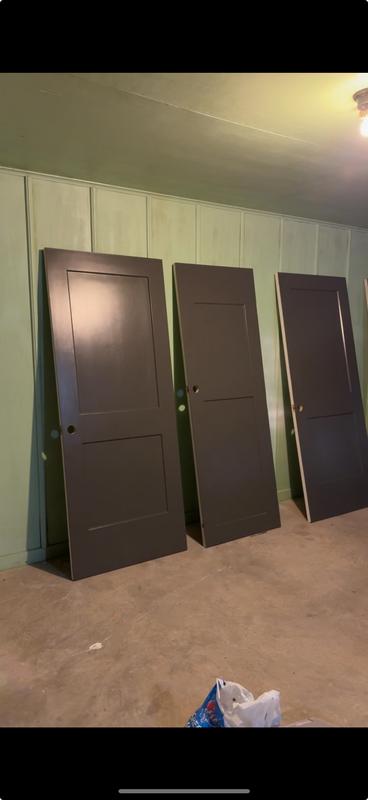 JELD-WEN 24-in x 80-in Primed Hollow Core 2-panel Left Hand Molded ...