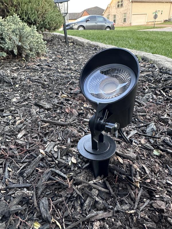 Harbor Breeze Spot Light 450 -Lumens 5 -Watt Black Low voltage Warm ...