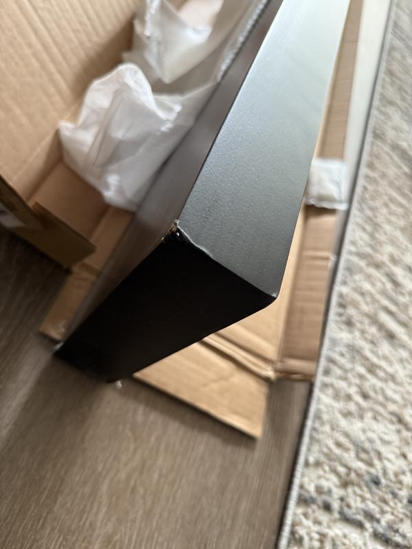 Modern Ember 60-in W x 2-in H x 8-in D Alma Umber Stained Maple Modern ...