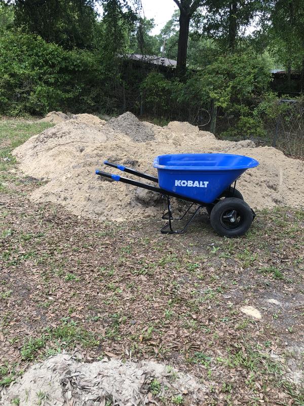 Kobalt 6-cu ft 1 Wheel High-density Poly Push Wheelbarrow PH6-SK 35373 ...