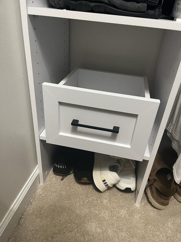 ClosetMaid WestView White Composite Drawer Unit 19.5-in x 5.94-in in ...